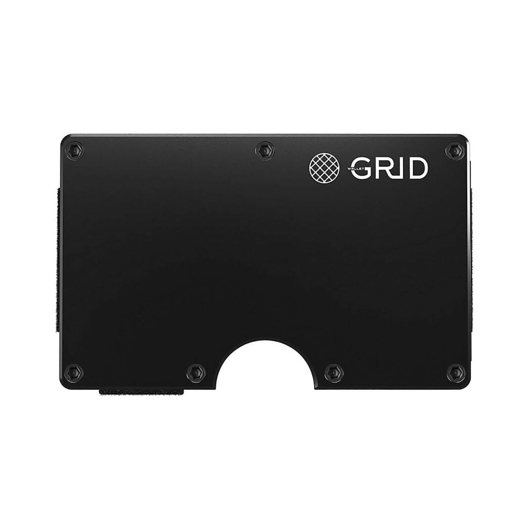GRID Wallet Black Aluminium Wallet - EDC Warehouse